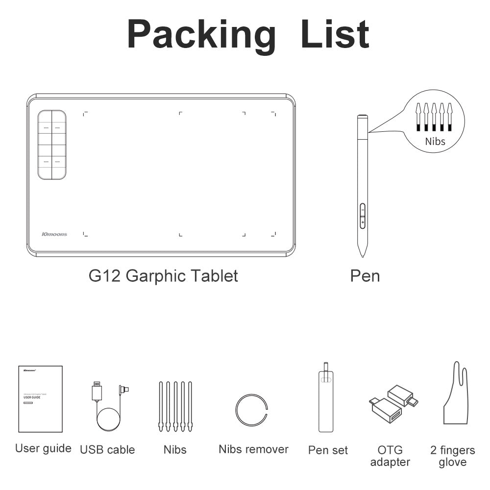 G12 drawing pad– Dami3C.com