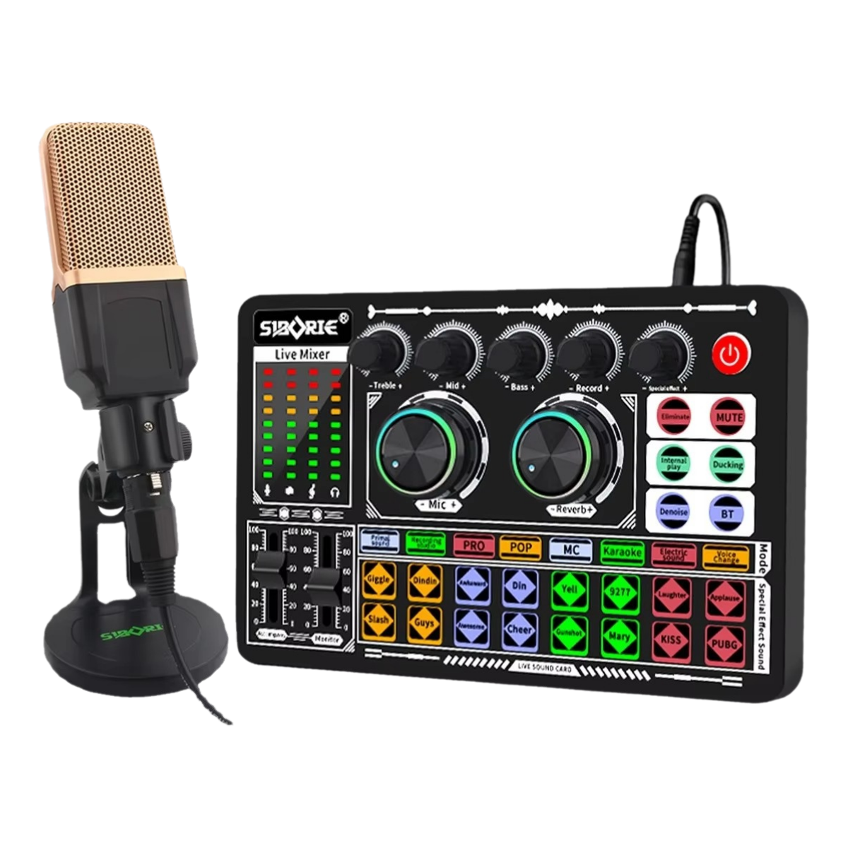 F999 + M998 Sound Card Microphone Set – Dami3C.com